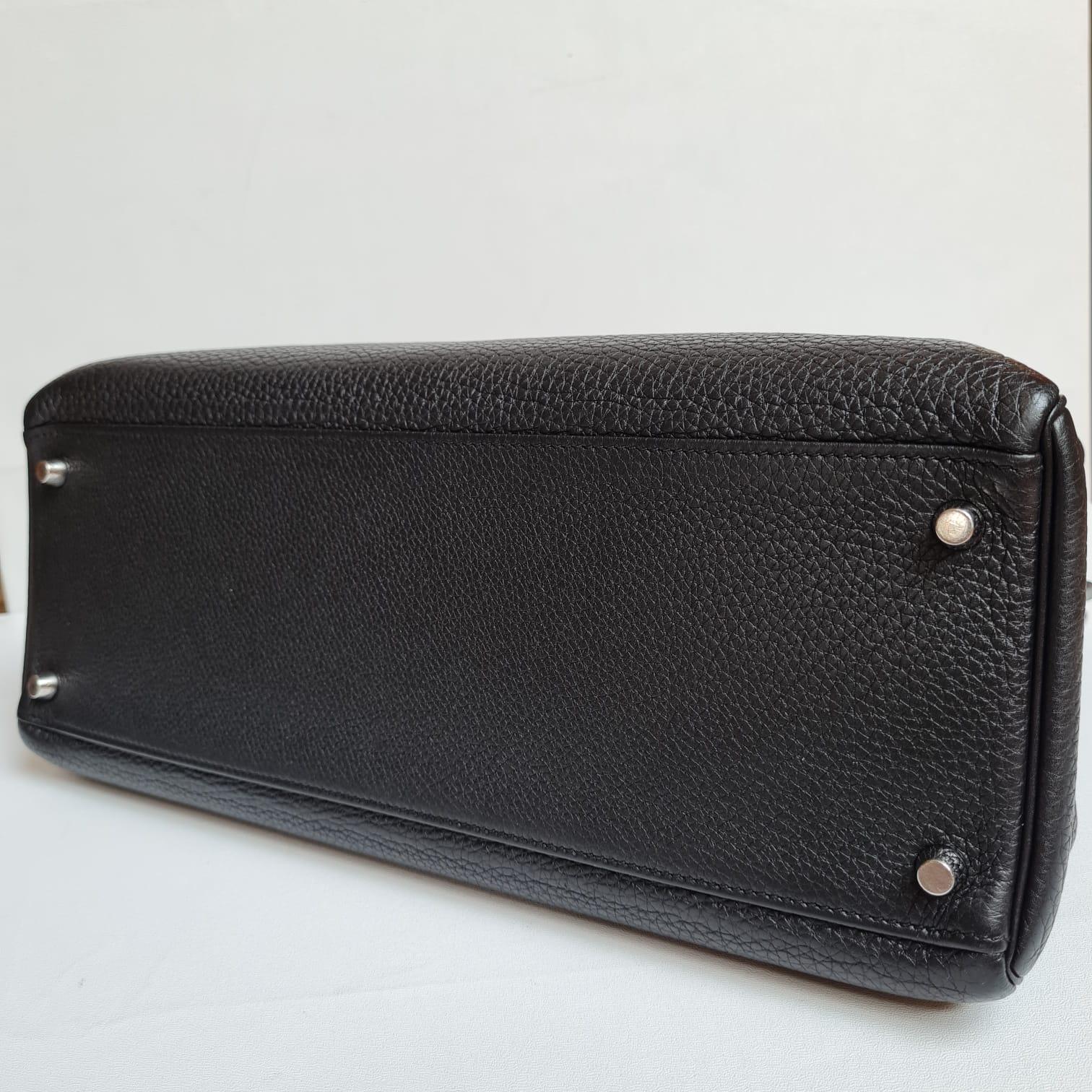Hermes Kelly 35 Togo Leather Bag For Sale at 1stDibs