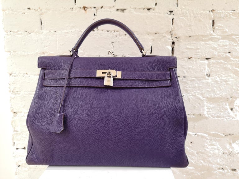 Hermès Kelly 40 UltraViolet at 1stDibs