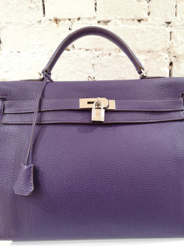 Hermès Kelly 40 UltraViolet at 1stDibs