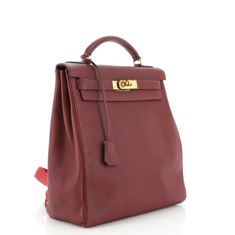 Hermes Kelly Ado Backpack Fjord 28 at 1stDibs