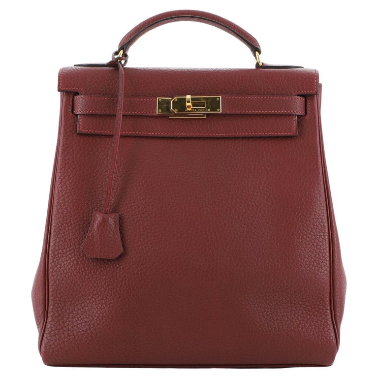 Hermes Kelly Ado Backpack Fjord 28 at 1stDibs