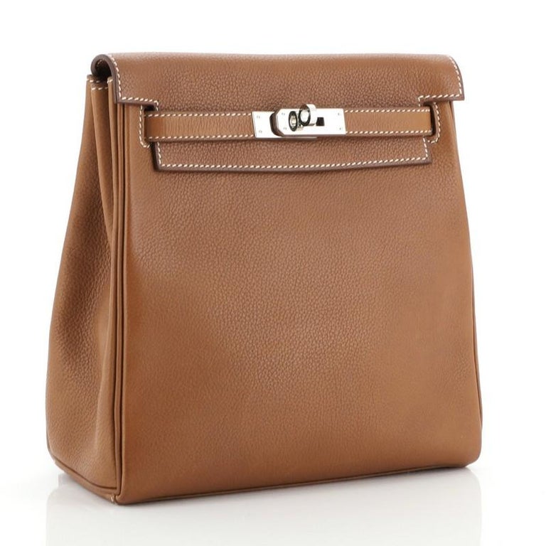 Hermes Kelly Ado II Backpack Barenia Faubourg 20 at 1stDibs