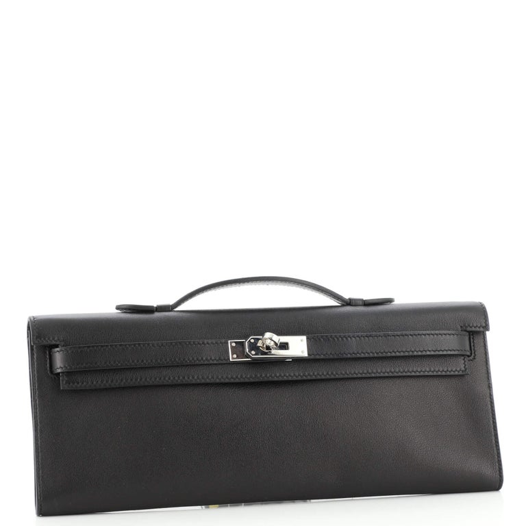 Hermes Kelly Cut Pochette Evercolor at 1stDibs