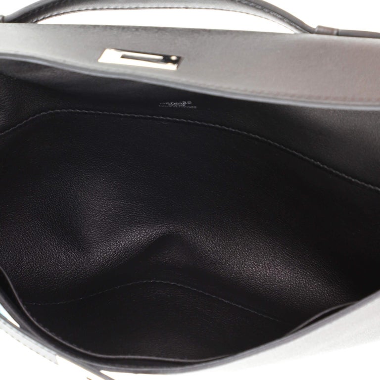 Hermes Kelly Cut Pochette Evercolor at 1stDibs
