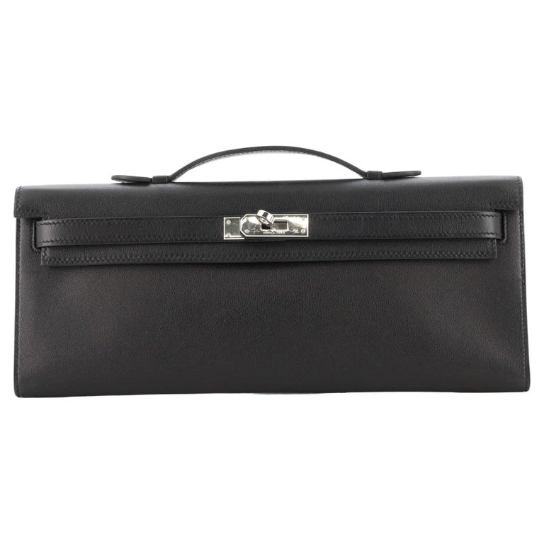 Hermes Kelly Cut Pochette Evercolor at 1stDibs