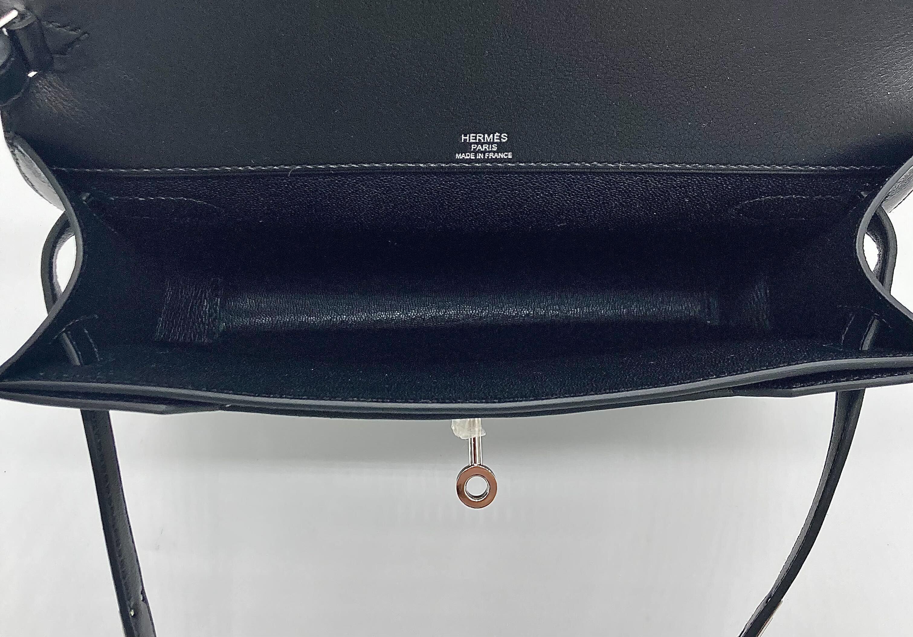 Hermes Kelly Depeches 25 Noir Veau Evergrain Clutch Palladium Hardware Hermes Kelly Depeches 25 Noir Veau Evergrain Clutch Palladium Hardware