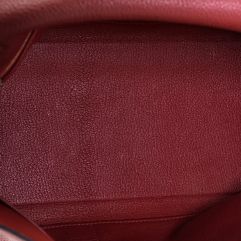 Hermes Kelly Handbag Rouge Garance Togo with Gold Hardware 32 For Sale ...