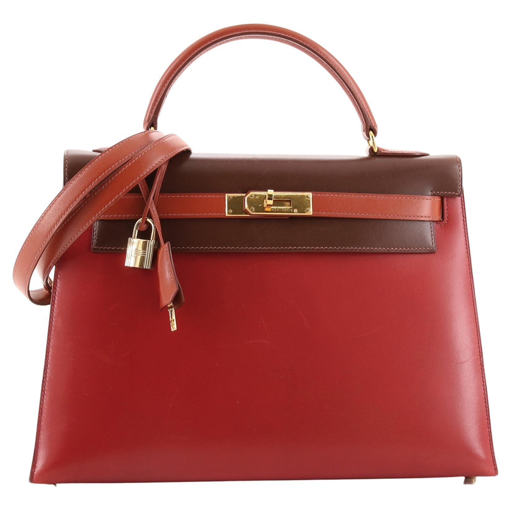 Hermes Trim Handbag Ostrich 23 at 1stDibs