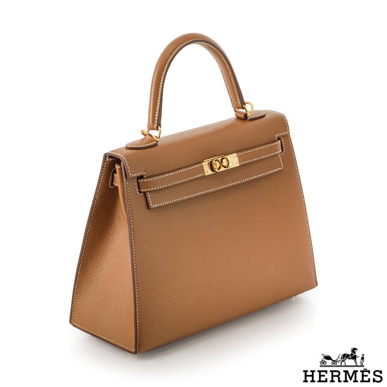 Hermès Kelly II Sellier 25cm Gold Veau Epsom Kelly Bag at 1stDibs | sac ...
