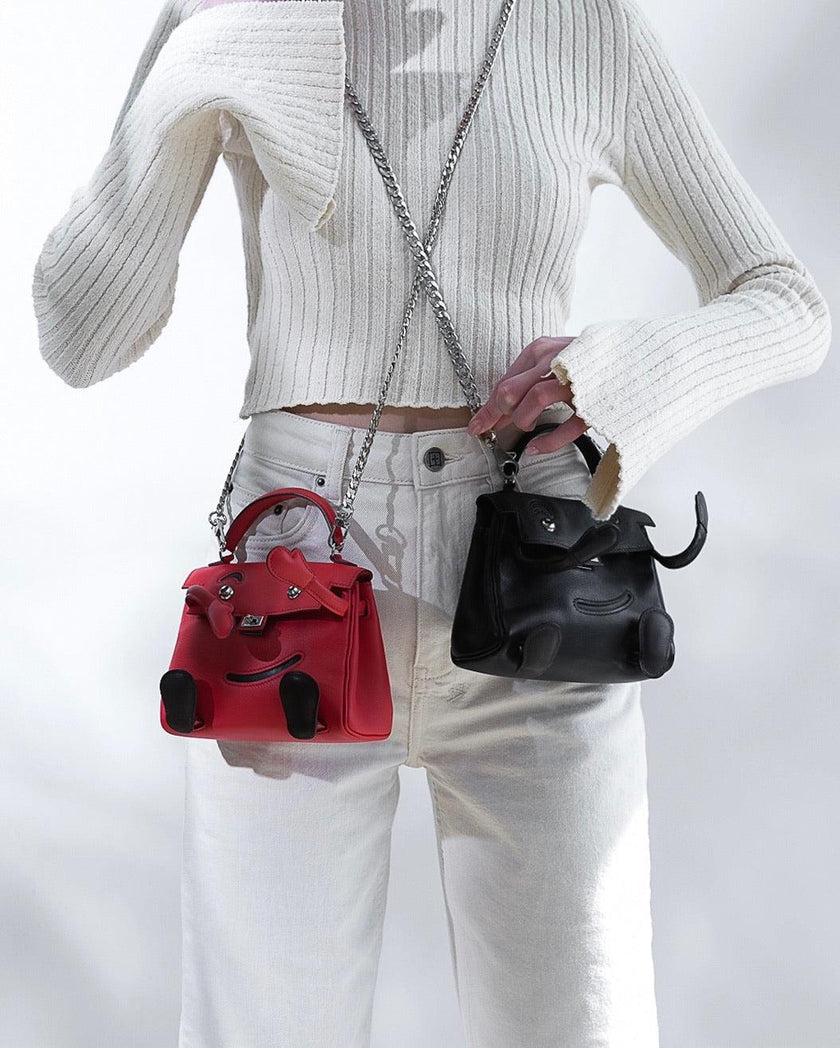 Hermès Kelly Quelle Idole Doll Bag Rouge Gulliver Leather Palladium ...