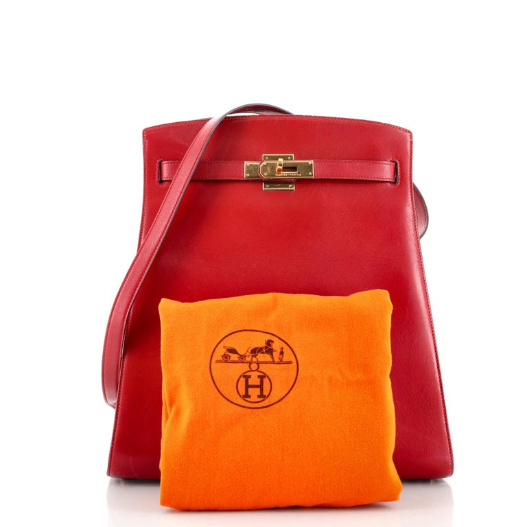 Hermes Kelly Sport Bag Box Calf GM at 1stDibs
