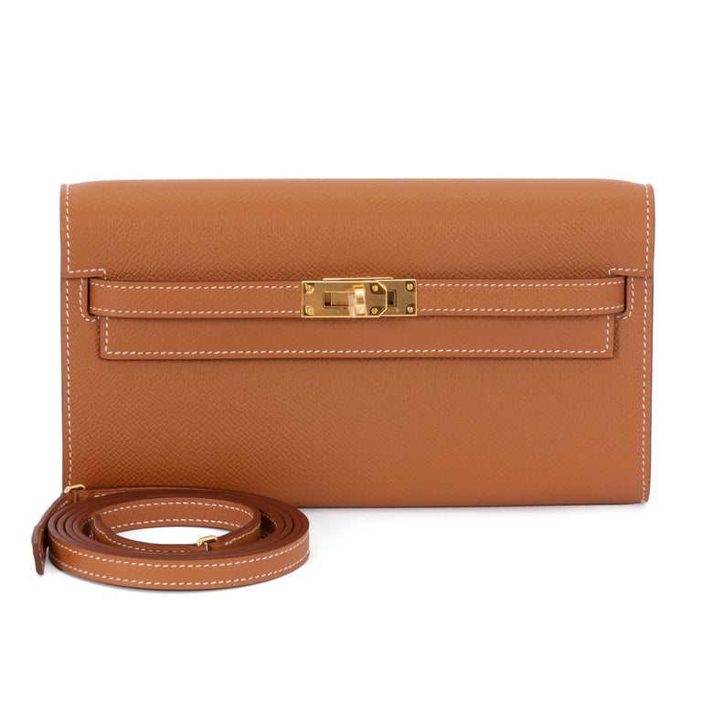 Hermès Kelly To Go Gold Epsom at 1stDibs