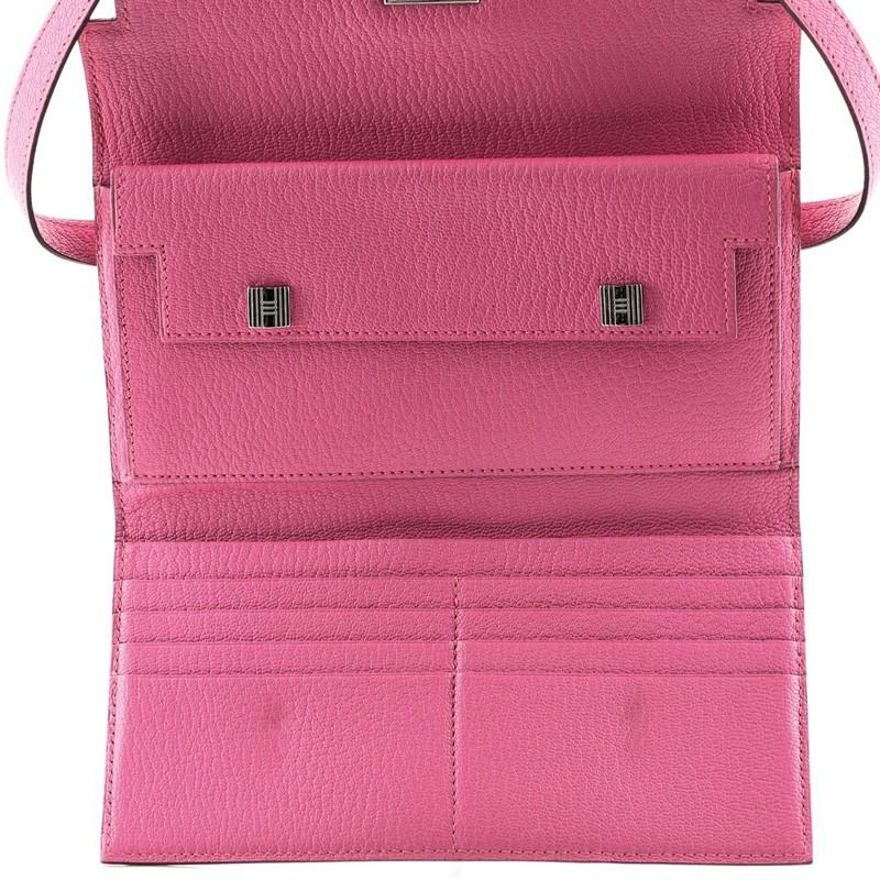 Hermes Kelly Trifold Wallet Chevre Mysore Long at 1stDibs