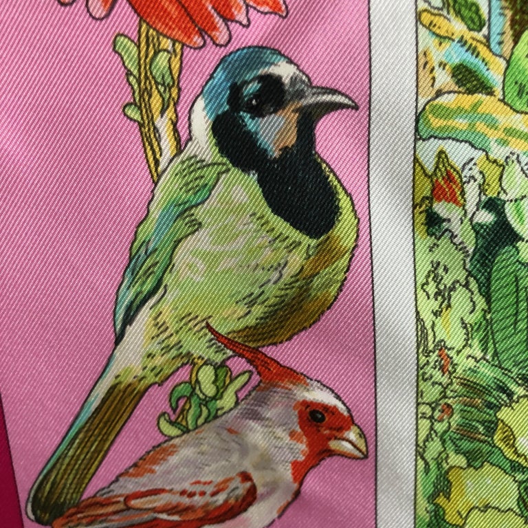 Hermes Kermit Oliver Caesar Kleberg Wildlife Scarf Limited Edition 2014 ...