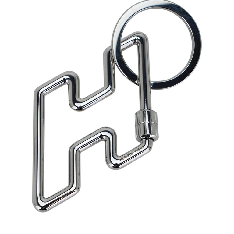 Hermes Key Ring H Too Speed Stainless Steel For Sale at 1stDibs