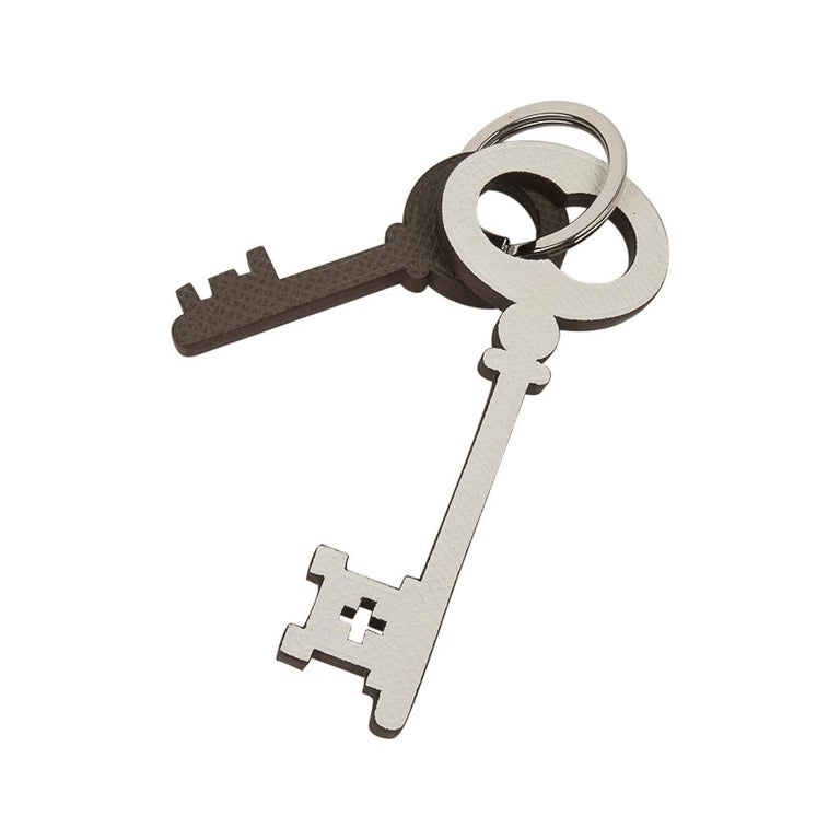 Hermes Key Ring Petite h Reversible Color Key Charms Limited Edition ...