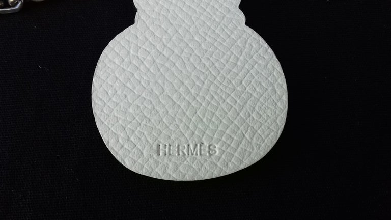 Hermès Keychain Key Holder Winter Snowman Charm for Kelly Birkin bags ...