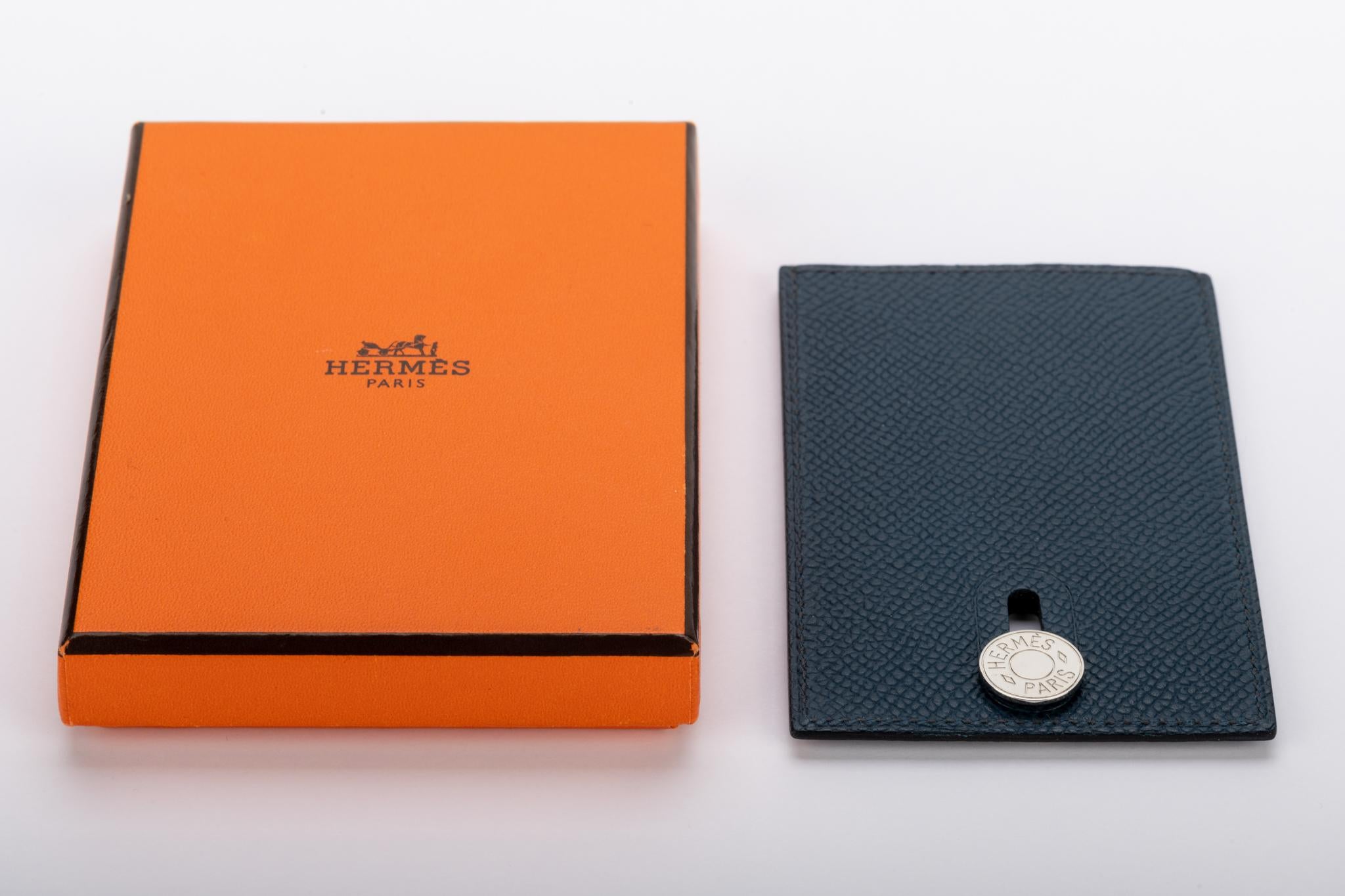 Hermes Leather Single Credit Card Case at 1stDibs | hermes credit card ...
