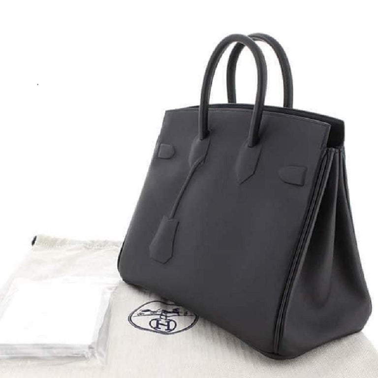Hermès Limited Edition Birkin 25 Shadow Brand New For Sale at 1stDibs