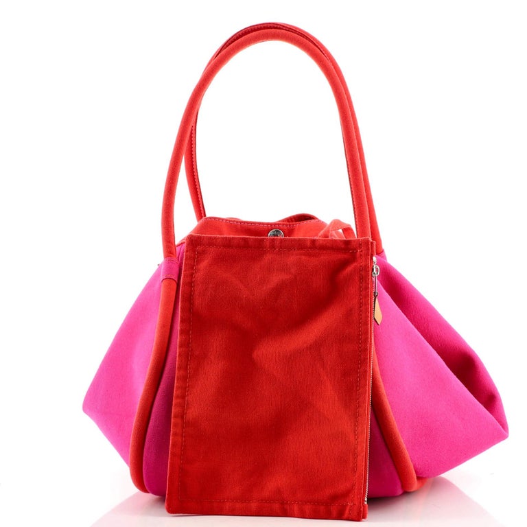 Hermes Lindy Beach Bag Toile at 1stDibs