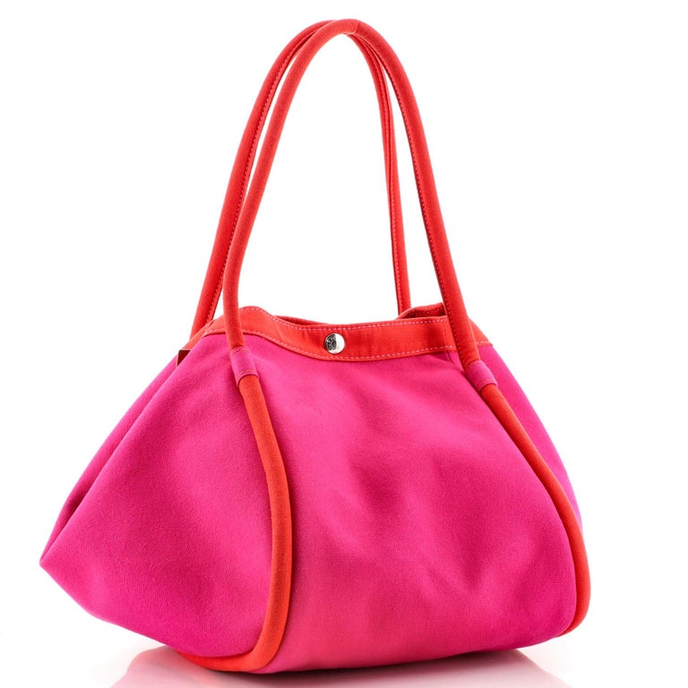 Hermes Lindy Beach Bag Toile at 1stDibs