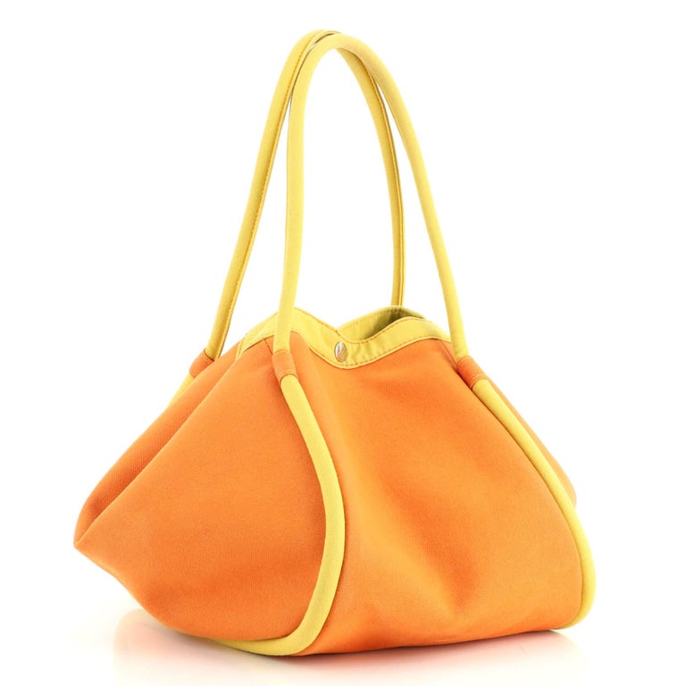 Hermes Lindy Beach Bag Toile For Sale at 1stDibs