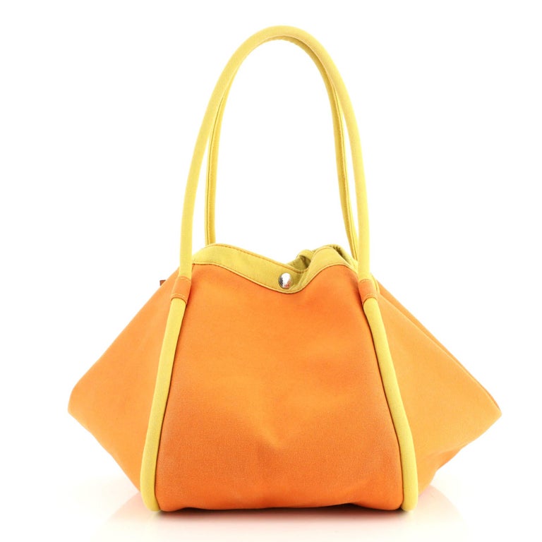 Hermes Lindy Beach Bag Toile For Sale at 1stDibs