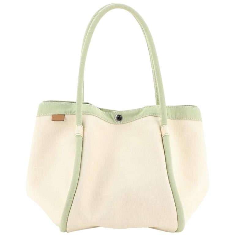 Hermes Lindy Beach Bag Toile at 1stDibs