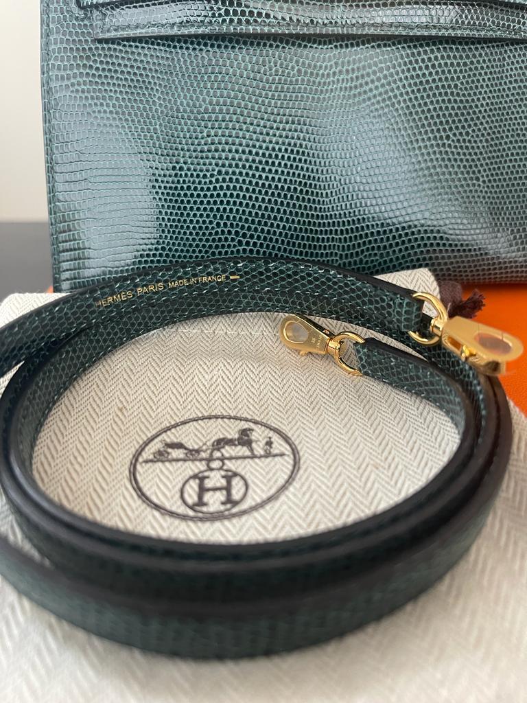 Hermes Lizard Vert Cypres Mini Kelly For Sale at 1stDibs | mini cypres ...