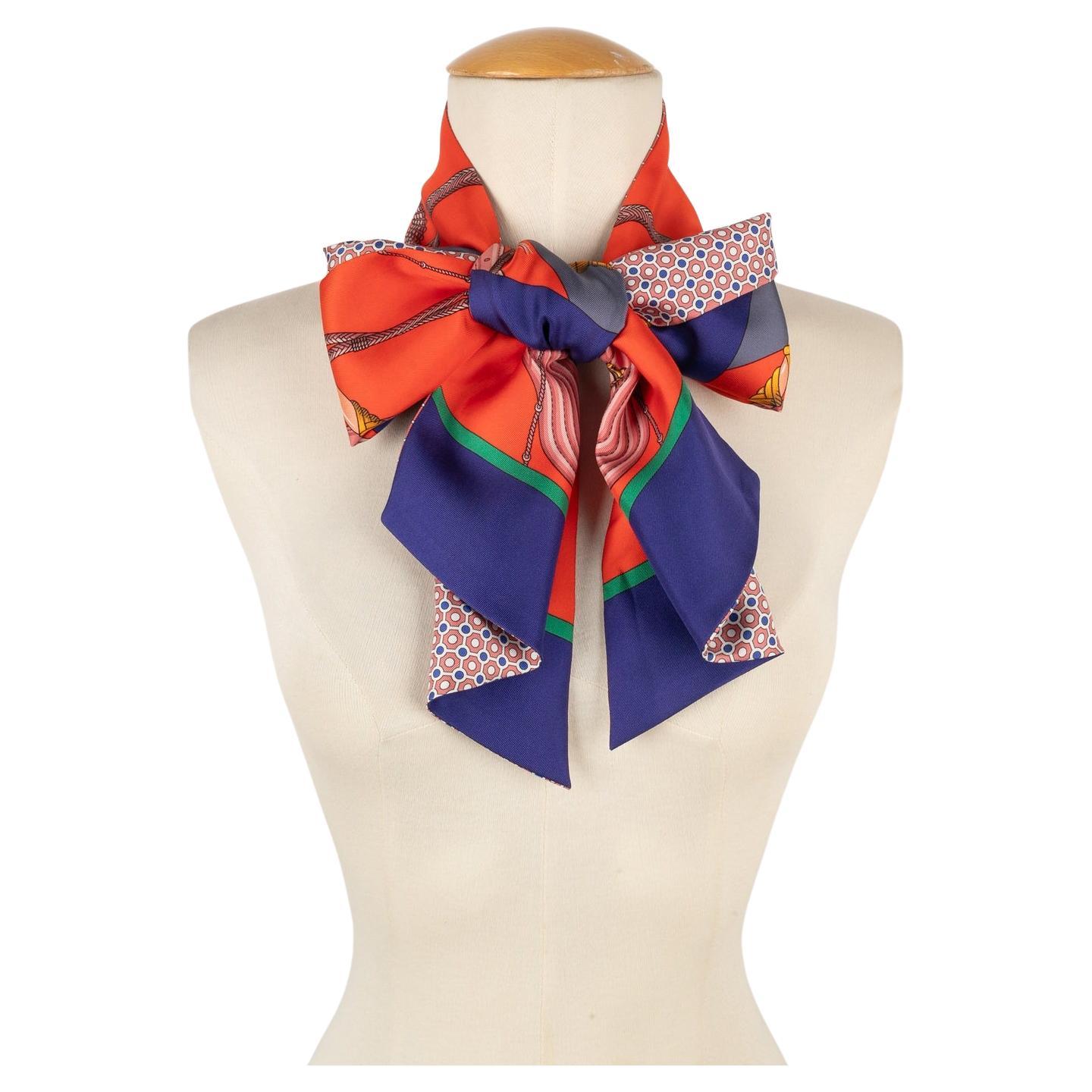 Hermès Silk Twill Foulard/Scarf 'Minerals', 1959 For Sale at 1stDibs