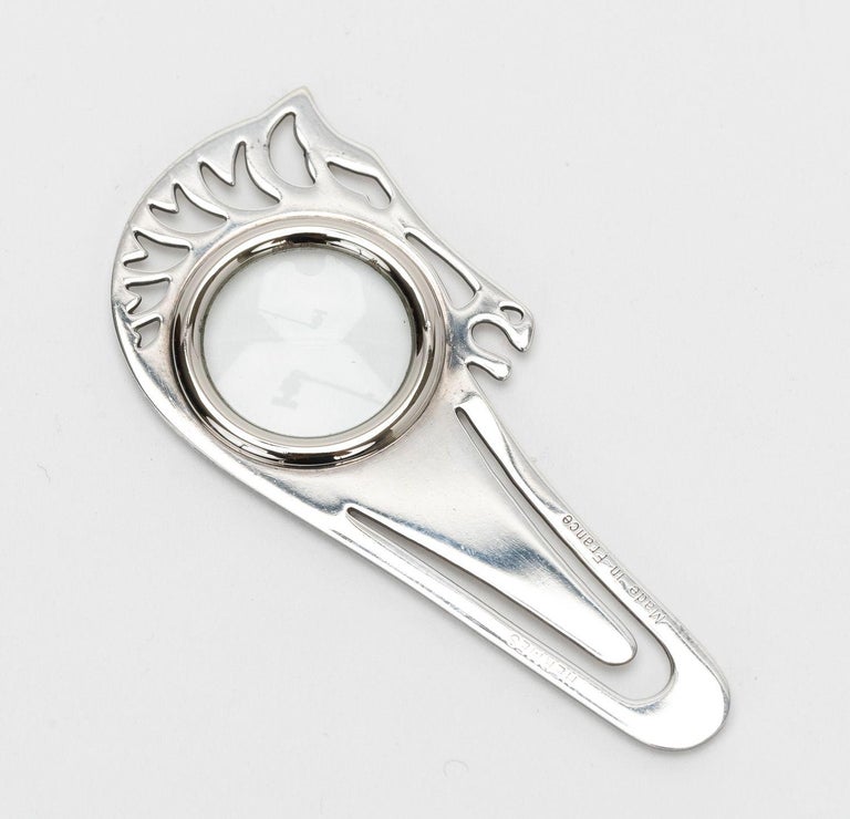 Hermes Magnifying Glass/Bookmark Horse For Sale at 1stDibs