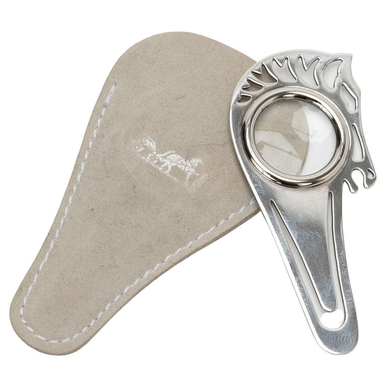 Hermes Magnifying Glass/Bookmark Horse For Sale at 1stDibs