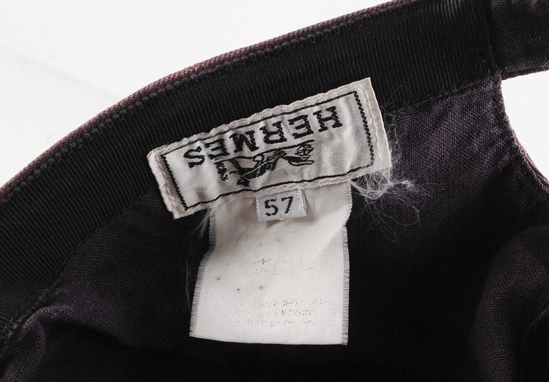 Hermes Men Baseball Cap Adjustable Hat (Small) For Sale at 1stDibs