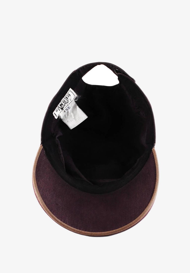 Hermes Men Baseball Cap Adjustable Hat (Small) For Sale at 1stDibs