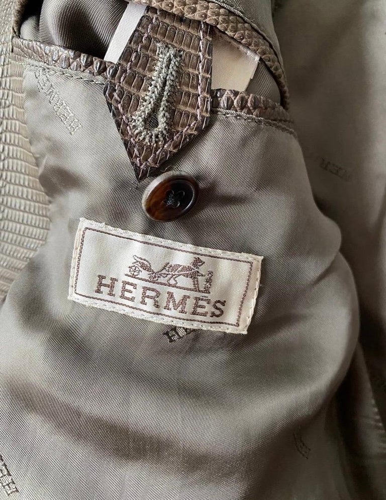 Hermes Mens Lizard Moto Jacket 32, 000$ For Sale at 1stDibs