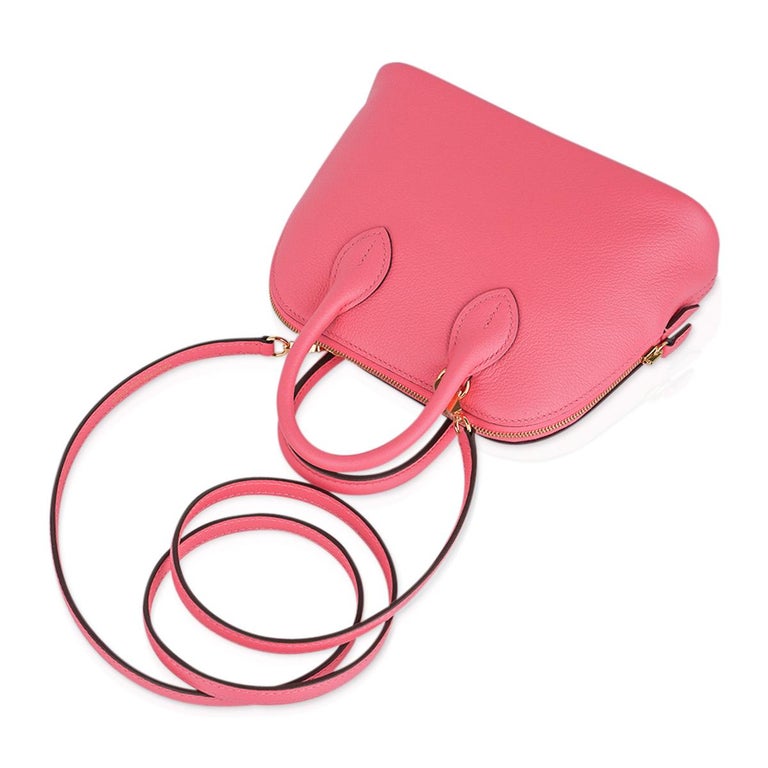 Hermes Mini Bolide 1923 Bag Rose Azalee Evercolor For Sale at 1stDibs ...