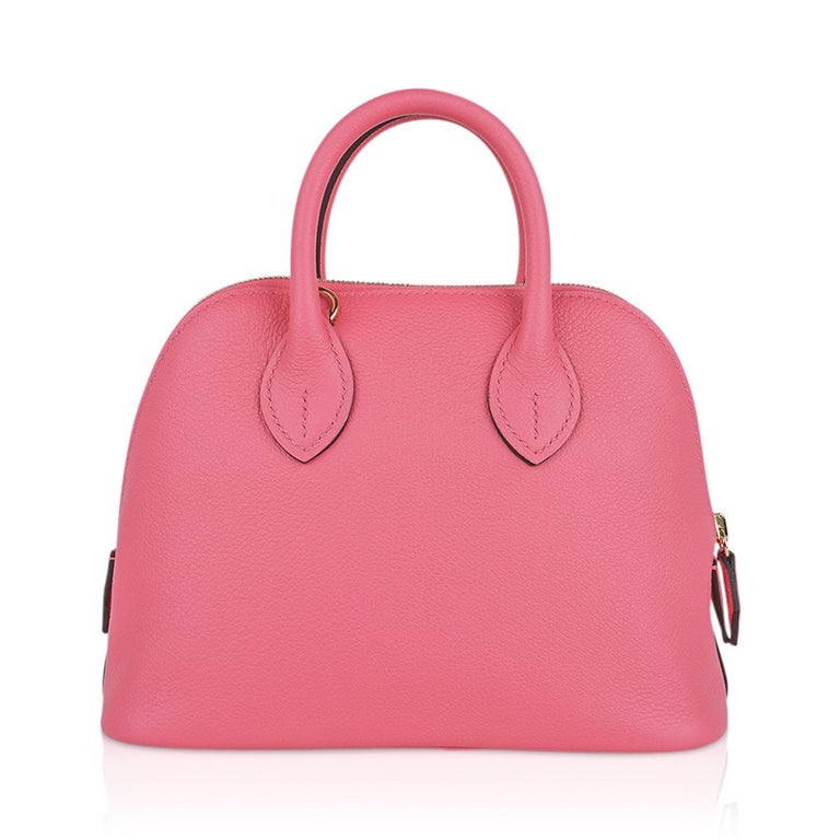 Hermes Mini Bolide 1923 Bag Rose Azalee Evercolor For Sale at 1stDibs ...