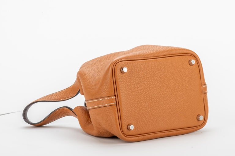 Hermes Mini Picotin Lock Gold Palladium Bag at 1stDibs | hermes picotin ...