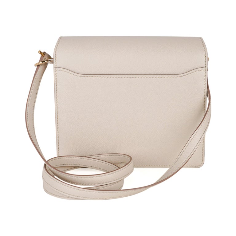 Hermes Mini Roulis Bag Beton Permabrass Hardware Evercolor Leather New ...