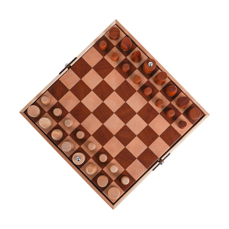 Hermes Mini Samarcande Chess Set Let's Play! New w/ Box For Sale at 1stDibs