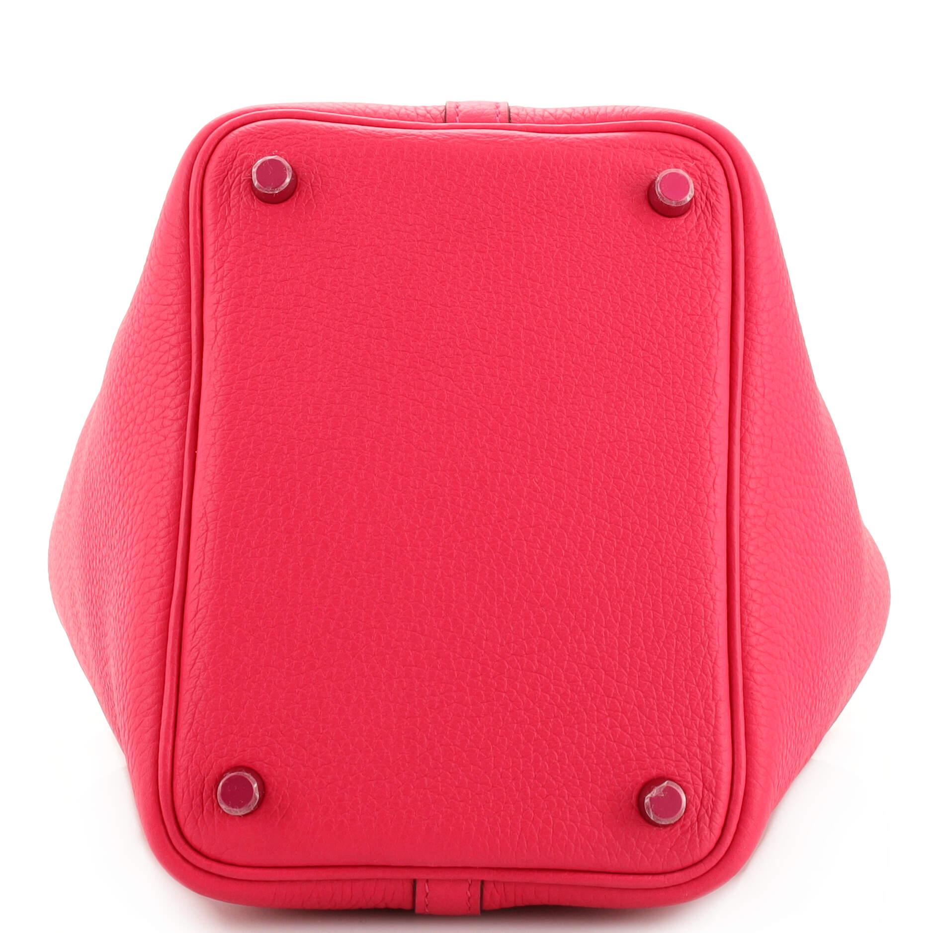 Hermes Monochrome Picotin Lock Bag Clemence PM For Sale at 1stDibs ...