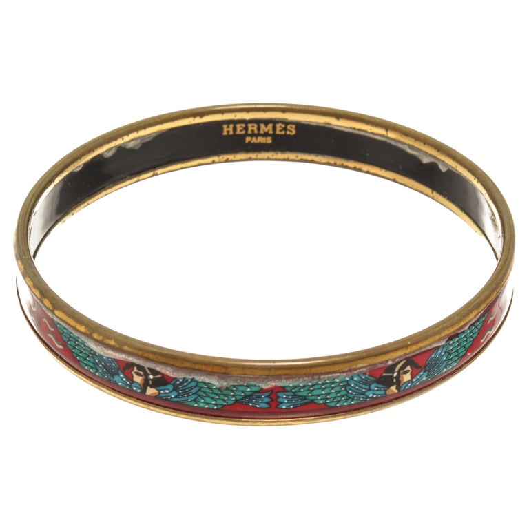 Hermes Mulitcolor Bangle at 1stDibs
