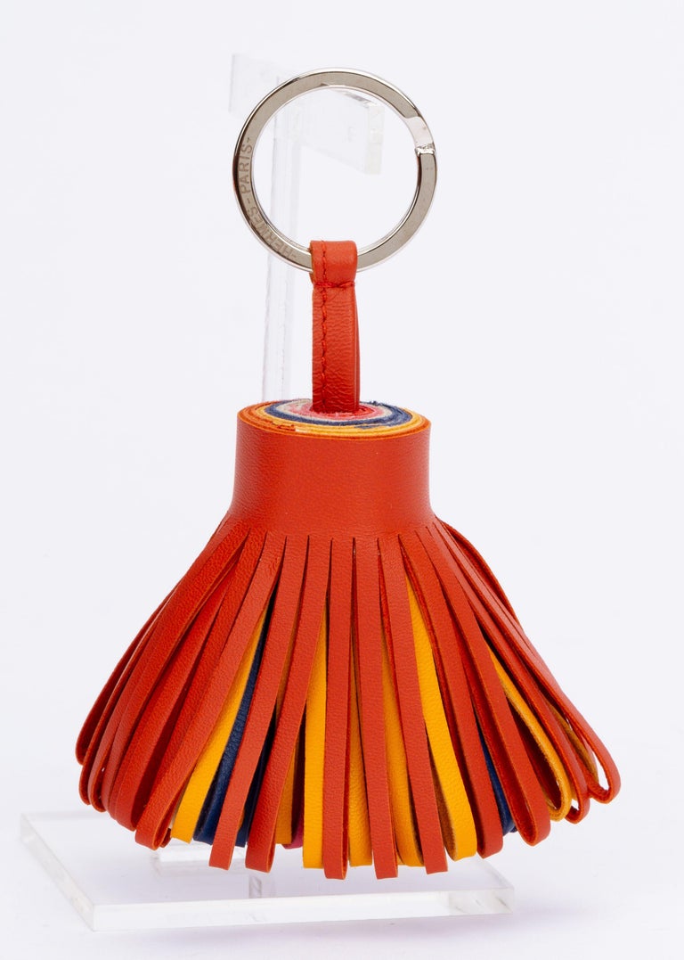 Hermès Multicolor Carmen Key Ring For Sale at 1stDibs