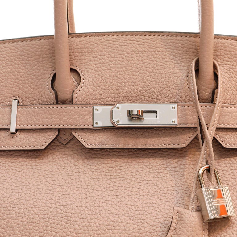 Hermès Muted Lilac Togo Leather 30 cm Birkin Bag For Sale at 1stDibs