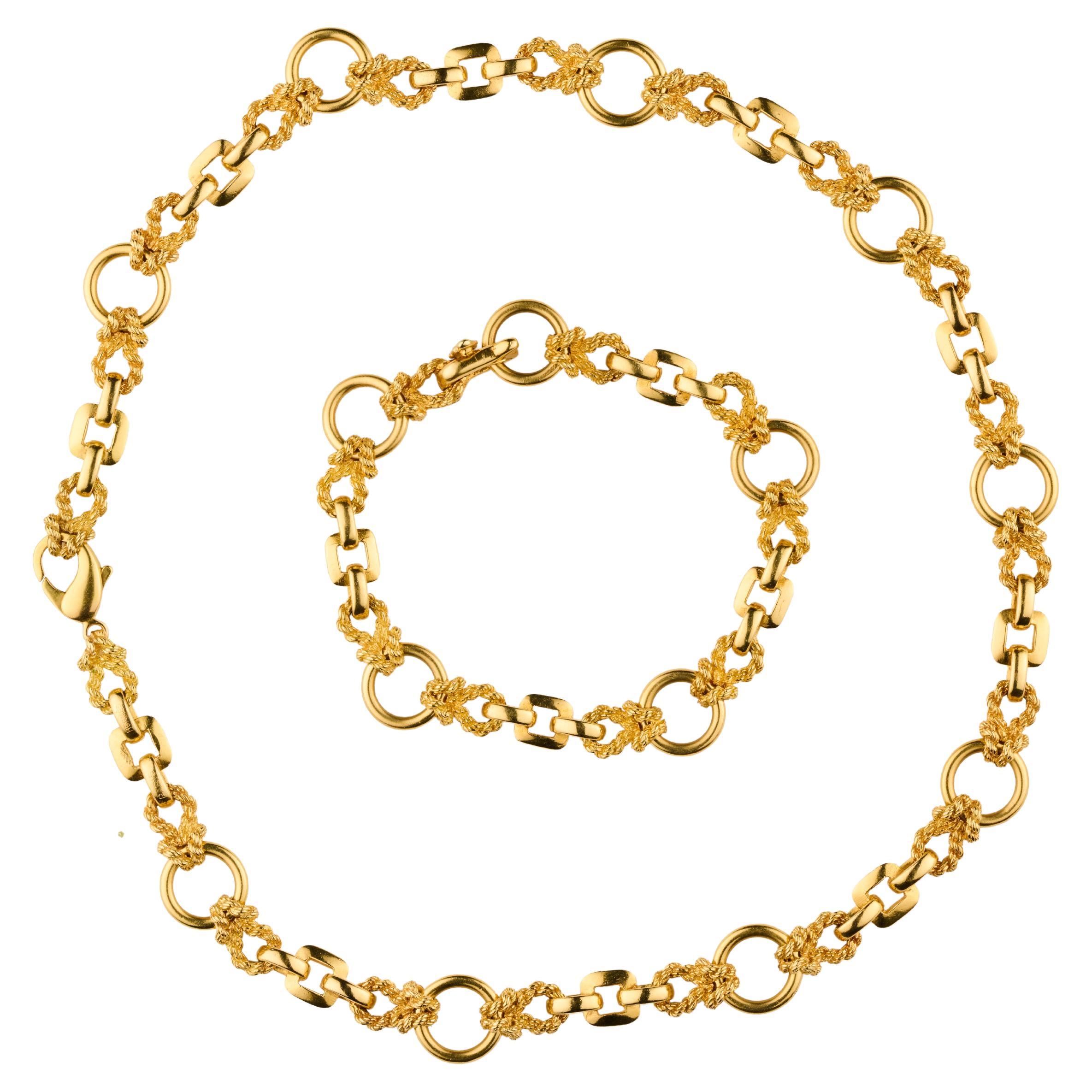 Vintage 18 karat anchor or mariner link necklace at 1stDibs | anchor ...