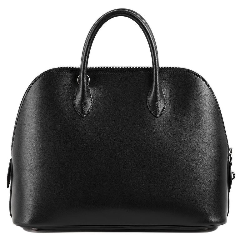 HERMÈS NEW Bolide 1923 30 Limited Edition Black Lizard Wink Top Handle ...
