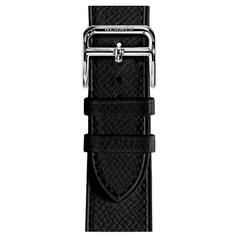 Hermés Noir Cape Cod Watch Strap Single Tour, 29 x 29 mm, Long For Sale ...