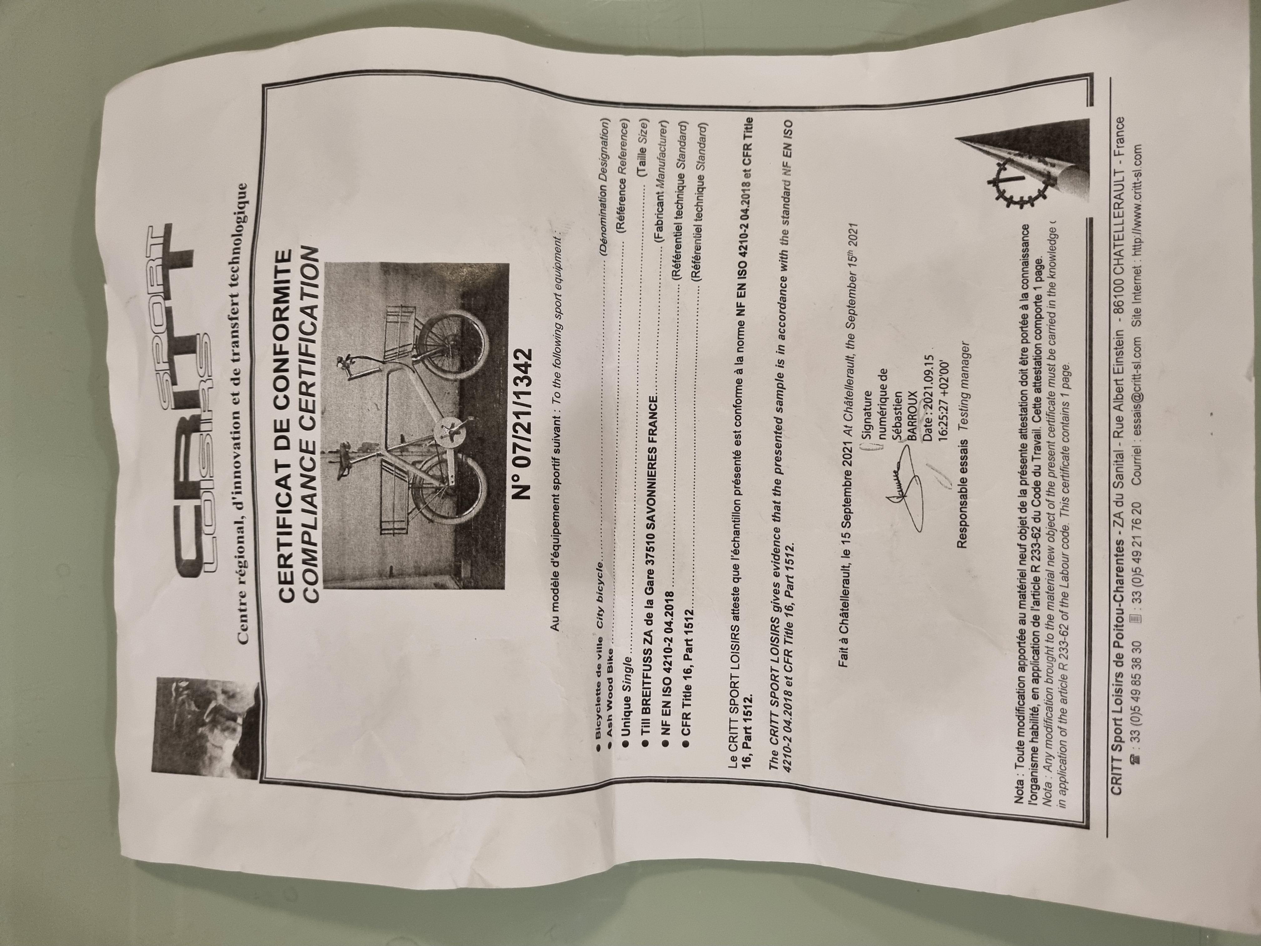 Hermes Odyssee Terre Compact Carrier Bike, Pedal, with Baskets For Sale at 1stDibs | hermes bike ...