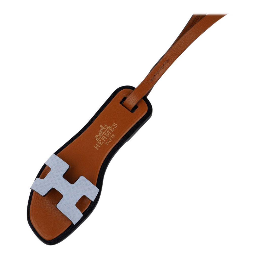 Hermes Rodeo PM Pegase Bag Charm Sesame / Nata / Black New w/Box at ...