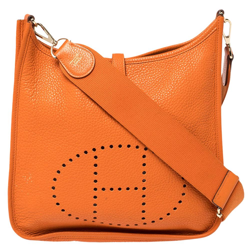 Orange Hermes Bags - 126 For Sale on 1stDibs